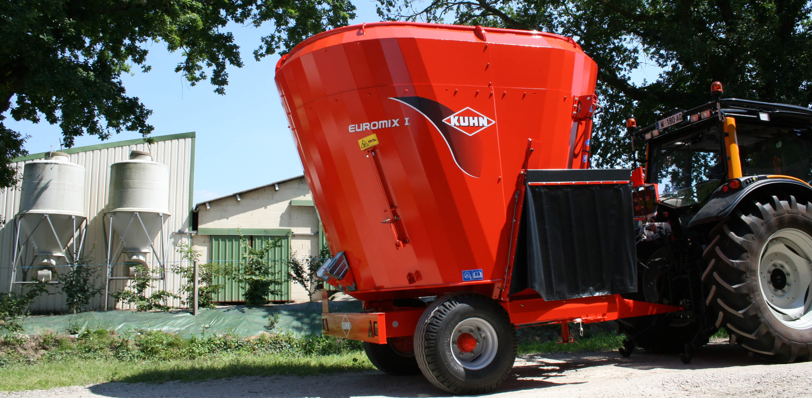 Remolque mezclador EUROMIX I con 1 sinfín | KUHN
