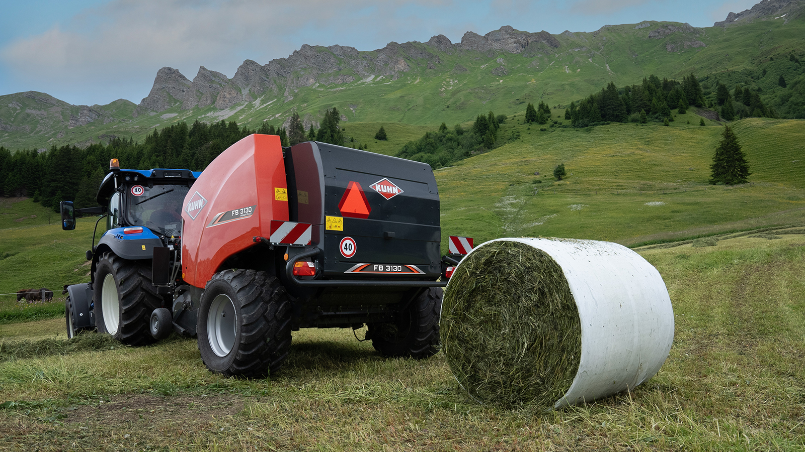 Film binding now available on FB 3130 round balers | KUHN